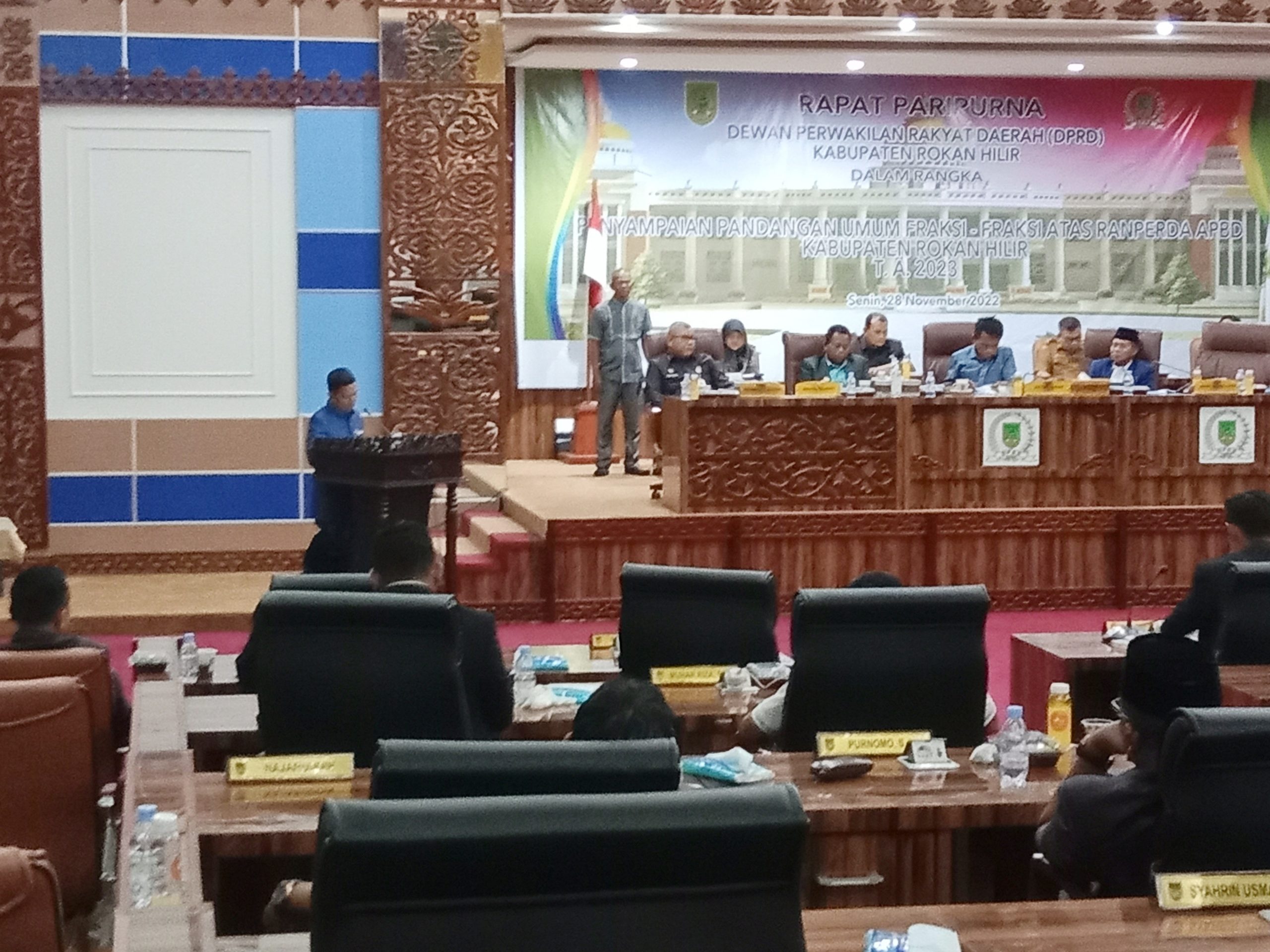 Pandangan Umum 9 Fraksi DPRD Rohil APBD 2023 Sepakat Pemulihan Ekonomi ...